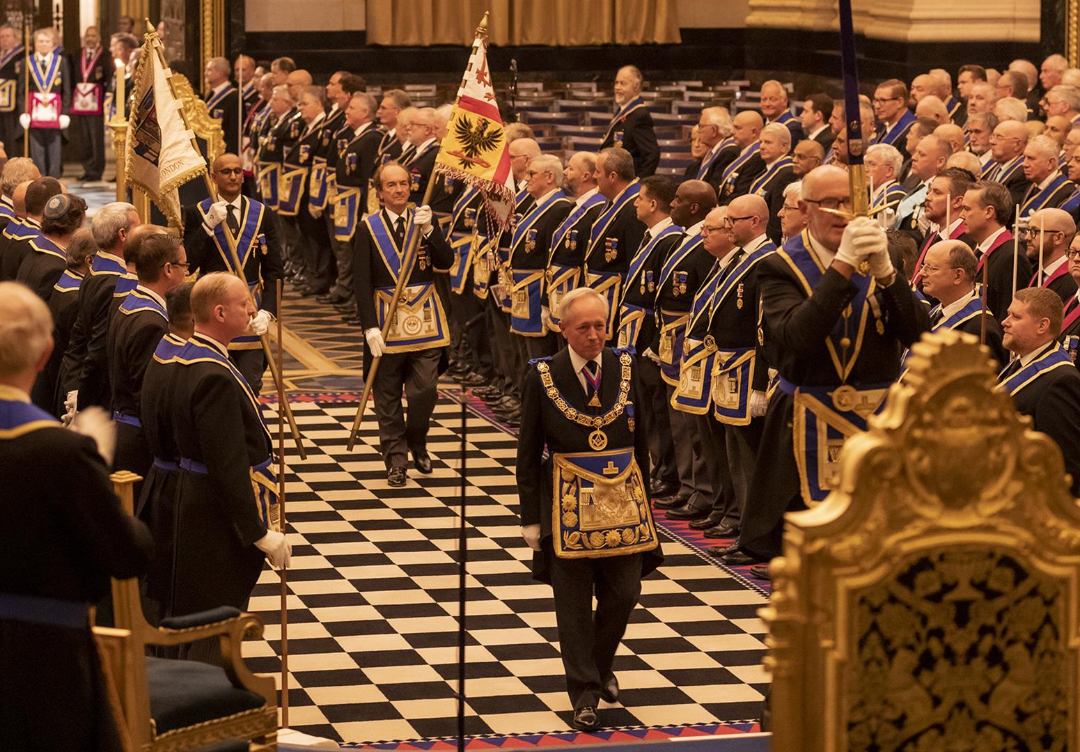London Grand Rank and London Rank Investiture - Alfred Robbins Lodge 5083